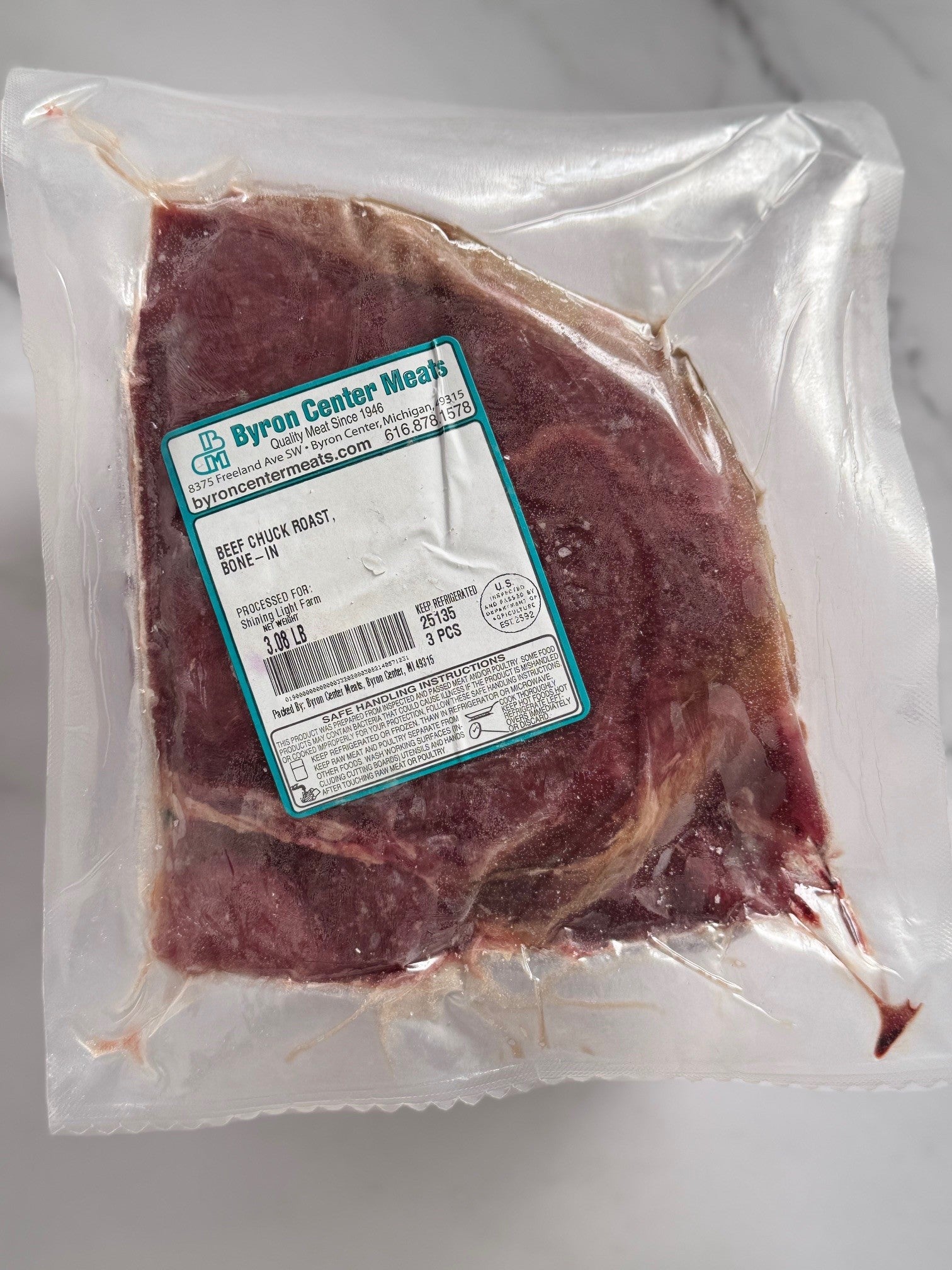 Grass Fed/Finished Chuck Roast | Healthy Roots Local Market